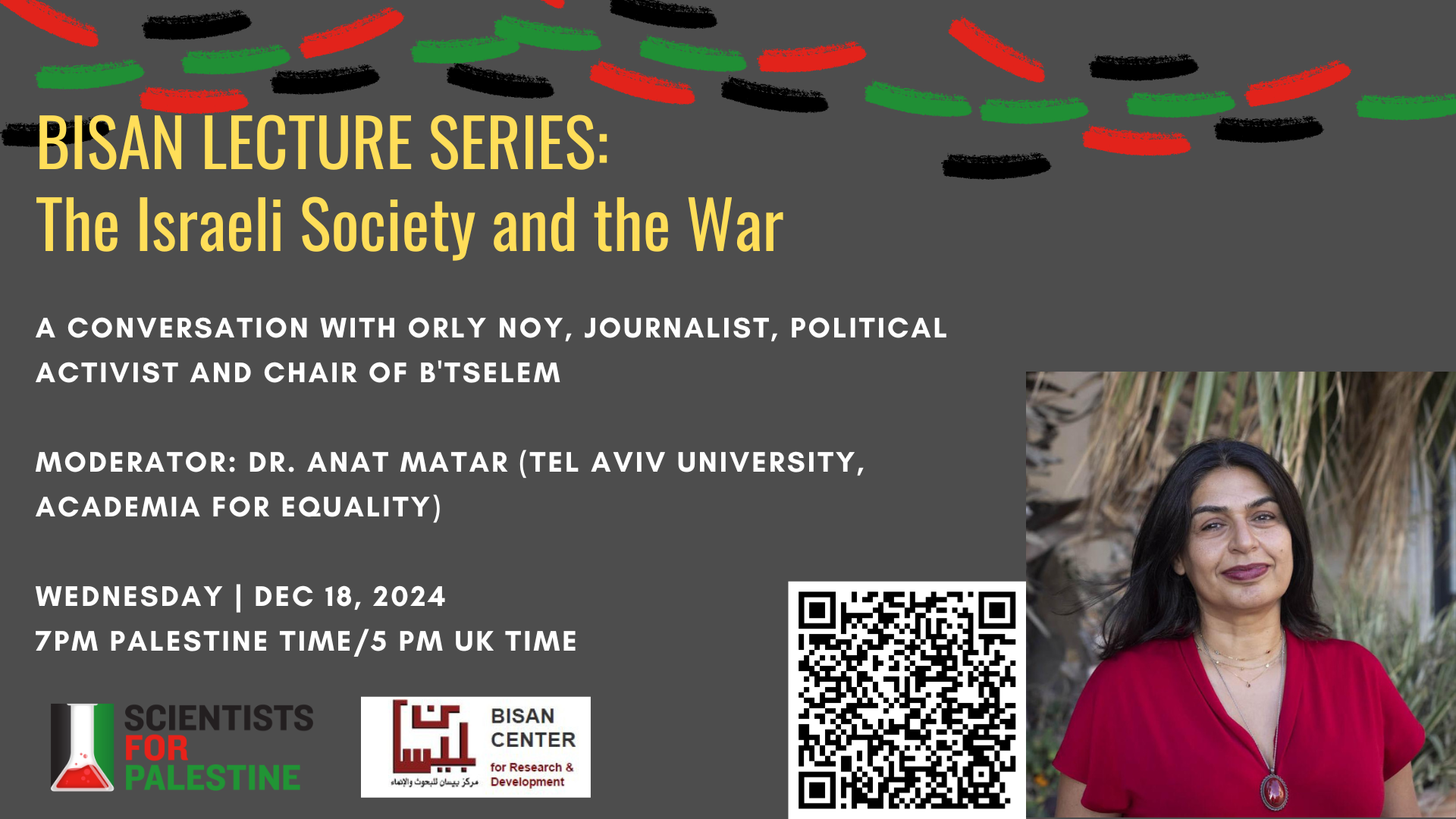The Israeli Society and the War: A Conversation with Orly Noy ...